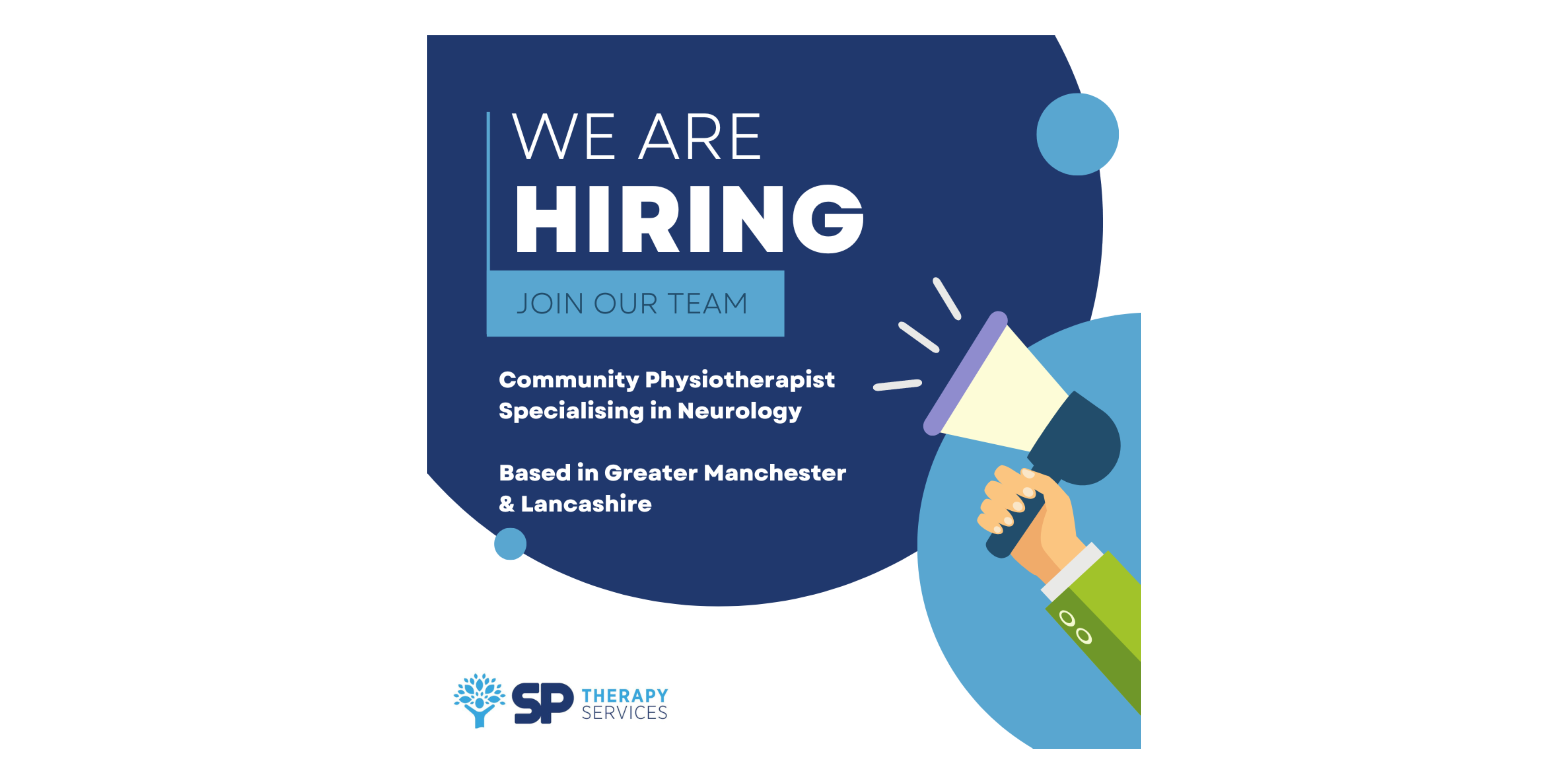 We are Hiring! Community Neurological Physiotherapist - SP Therapy Services
